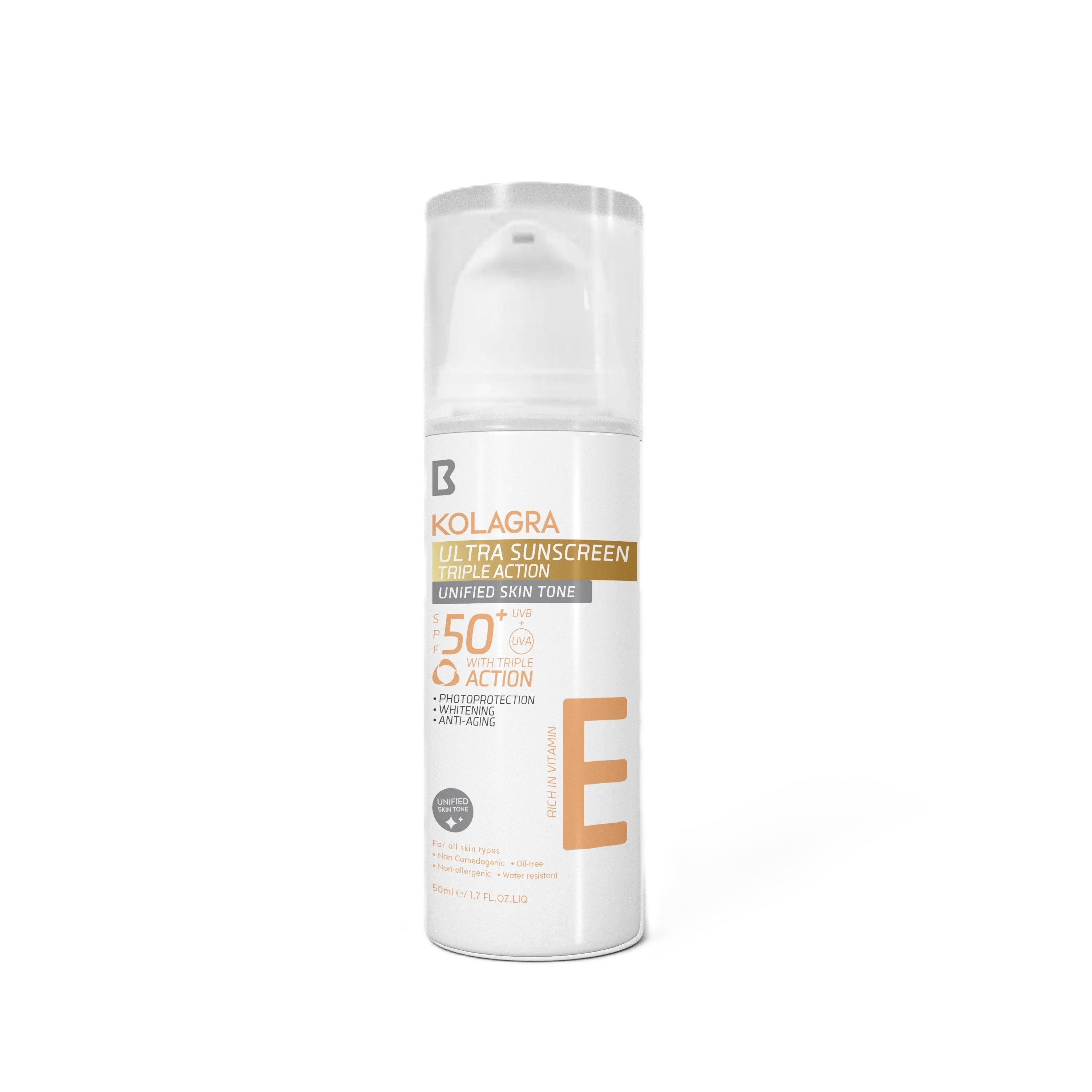 Kolagra sunscreen triple action SPF 50+ – Beauty Bounty