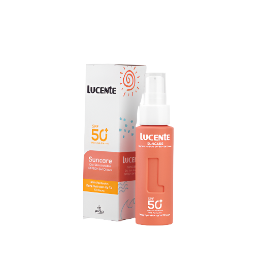 Lucente Suncare Dry Skin Invisible SPF 50+ Gel Cream – Beauty Bounty
